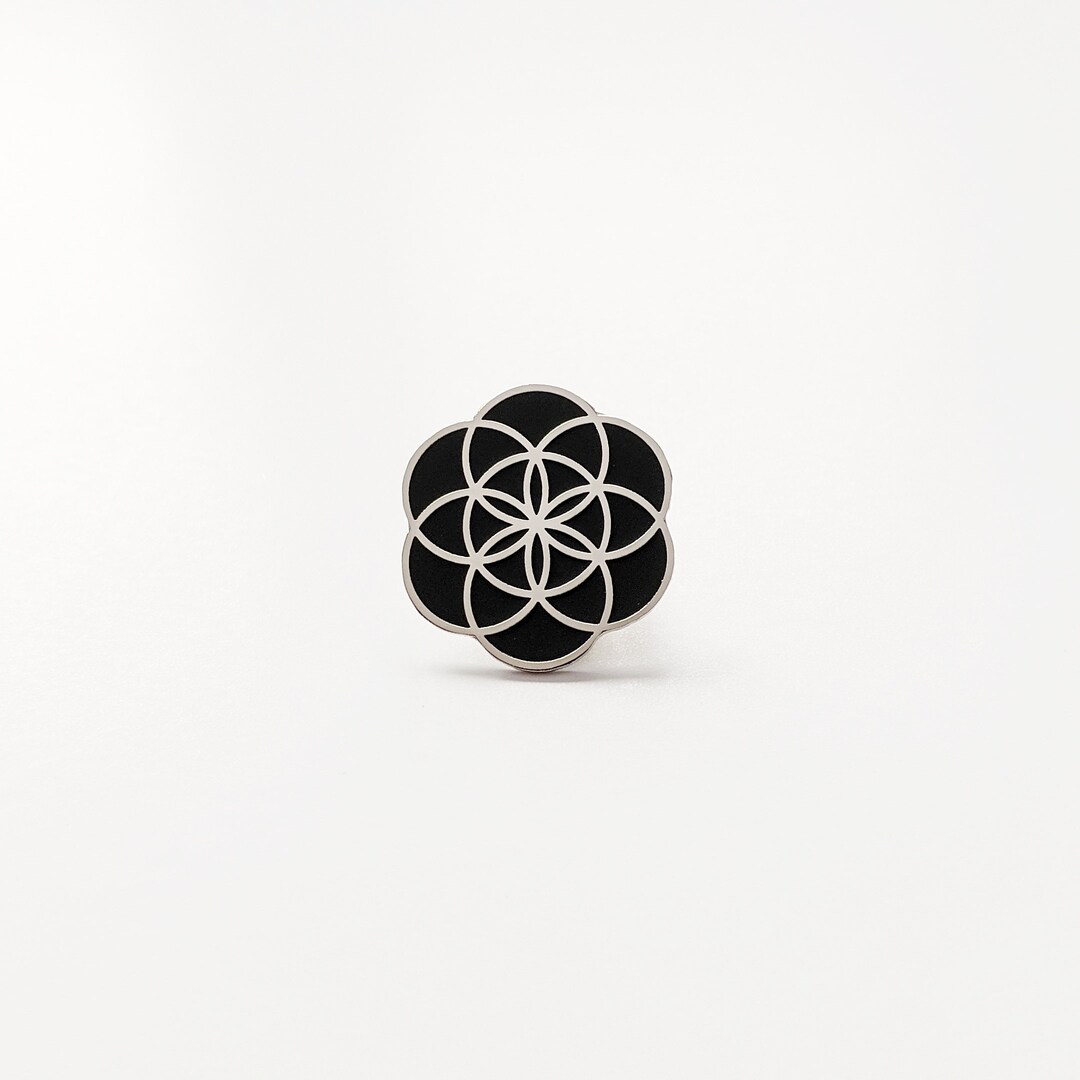 Flower of Life Pin - Etsy