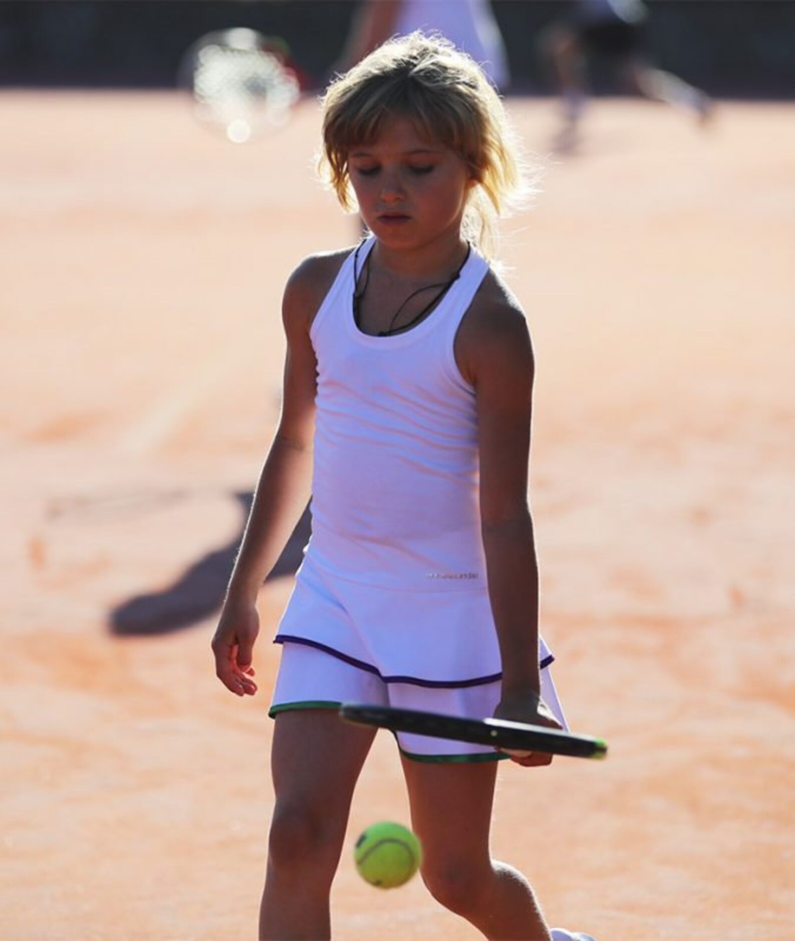Girls Tennis Dress White Racerback Wimbledon Girls Tennis - Etsy