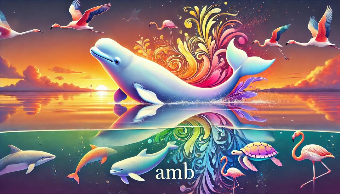 Beluga Named Bowie Print, Modern on Canvas, Printable Wall Decor ...