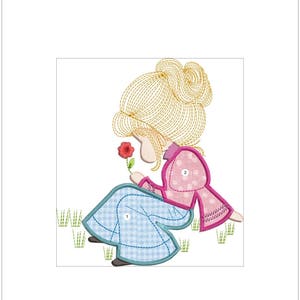 APPLIQUE SARAH KAY Machine Embroidery Download 3 Diff Size ( 4x5 5x6 ...