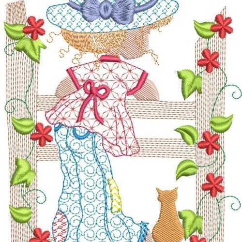 Sarah Kay Valentine Quilt Machine Embroidery Download 4 - Etsy