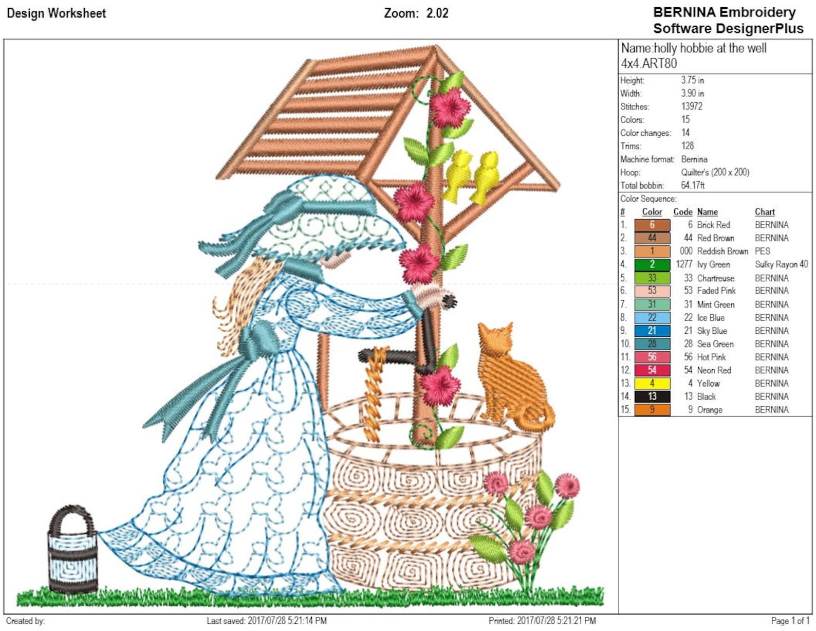 Sarah Kay Machine Embroidery Download 3 Diff Sizes ( 4x4 5x5 6x6 ")d139 ...