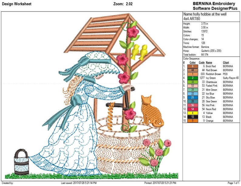 Sarah Kay Machine Embroidery Download 3 Diff Sizes ( 4x4 5x5 6x6 ")d139 ...