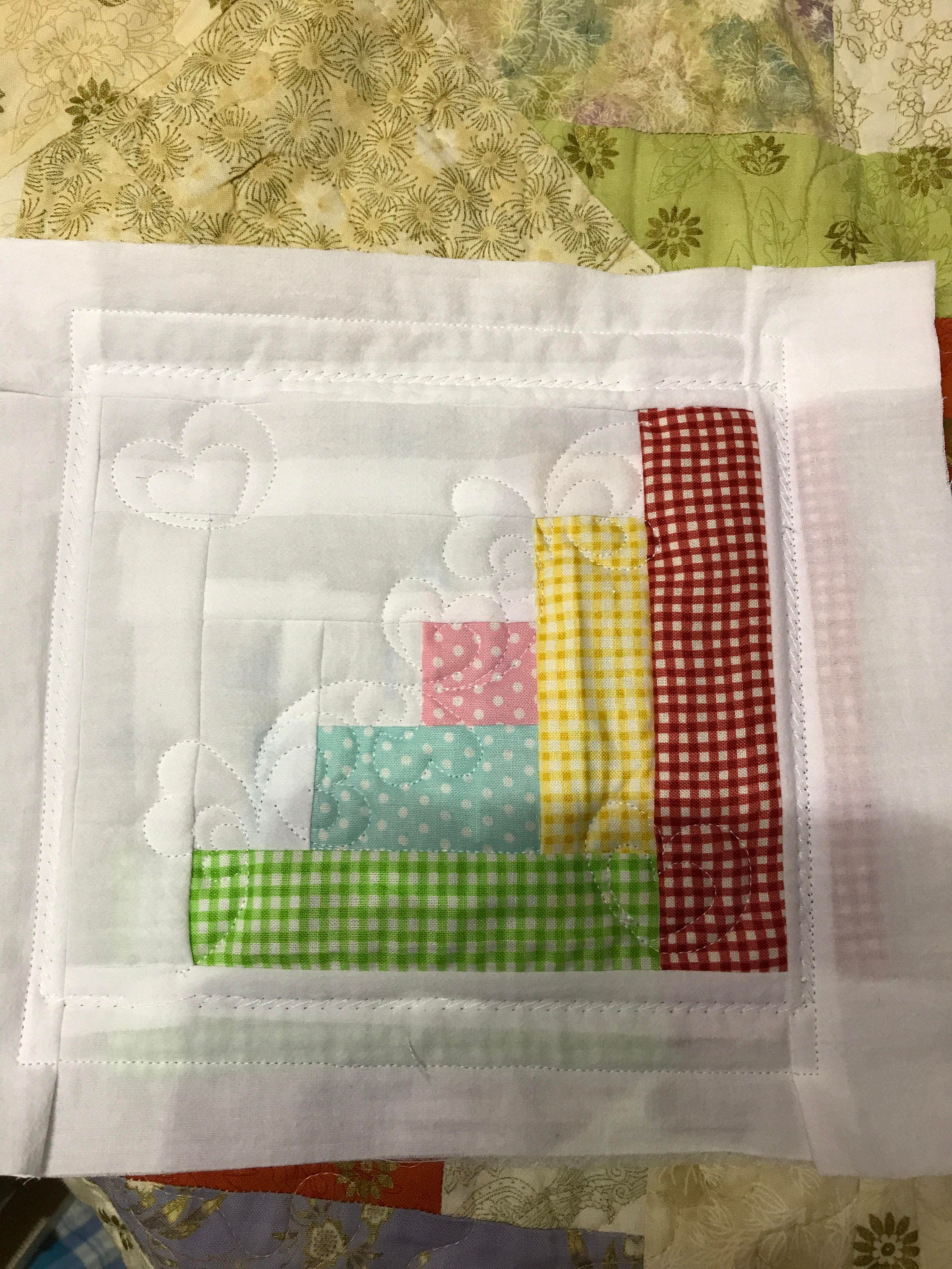 LOG CABIN in the Hoop Machine Embroidery Quilt Block 3 Diff - Etsy