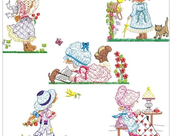 BEST FRIENDS FOREVER Machine Embroidery Download 4 Different - Etsy