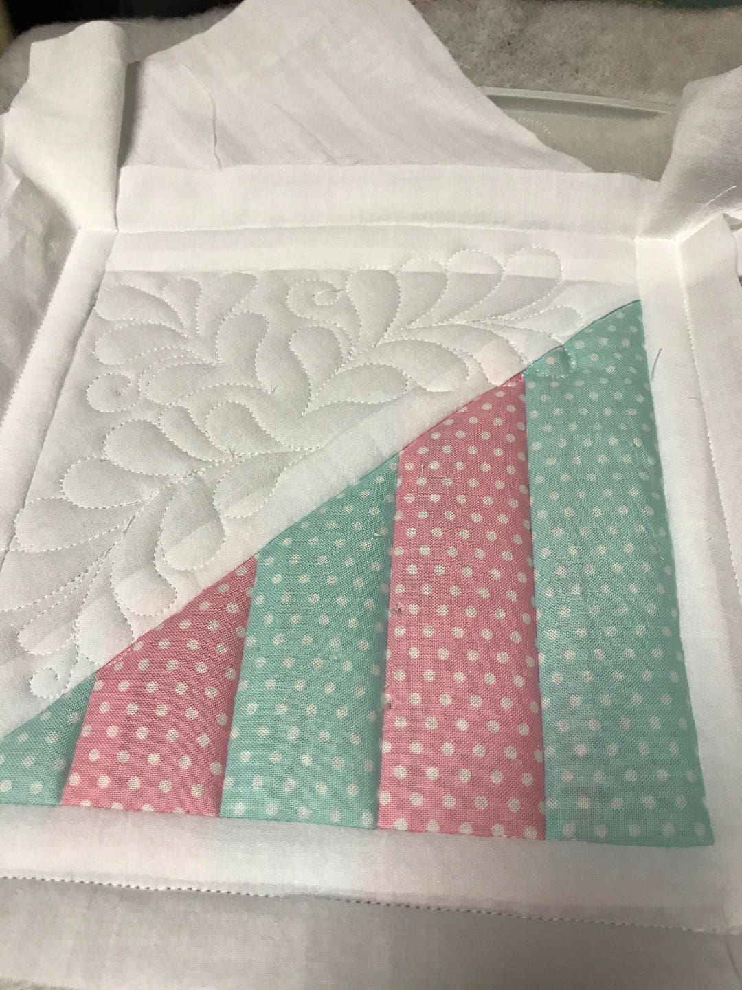 In the Hoop Strip Quilt Block Machine Embroidery Design (digital ...