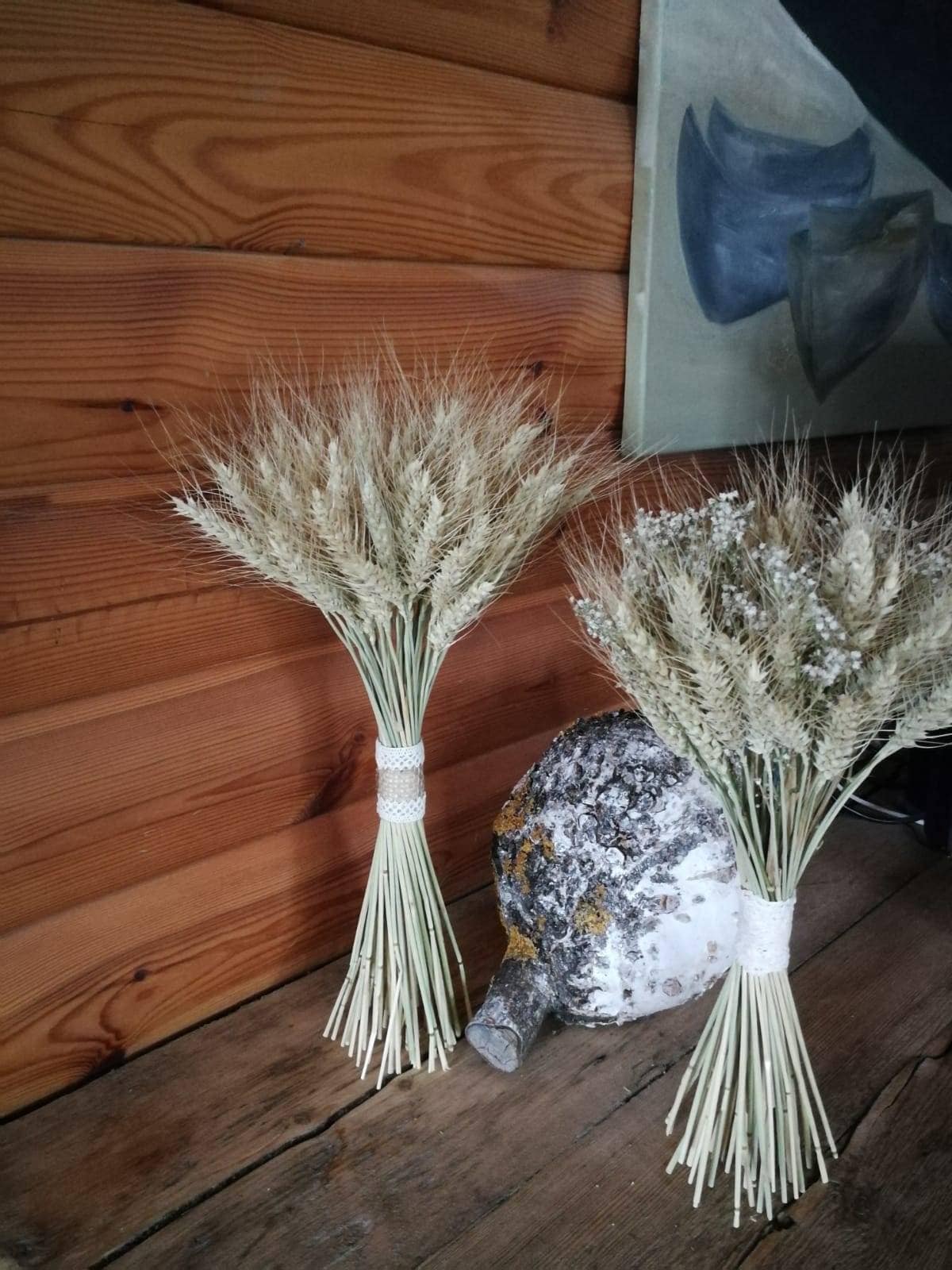Large Dried Wheat Bouquet Dried Wheat Bunch Rustic Wedding - Etsy