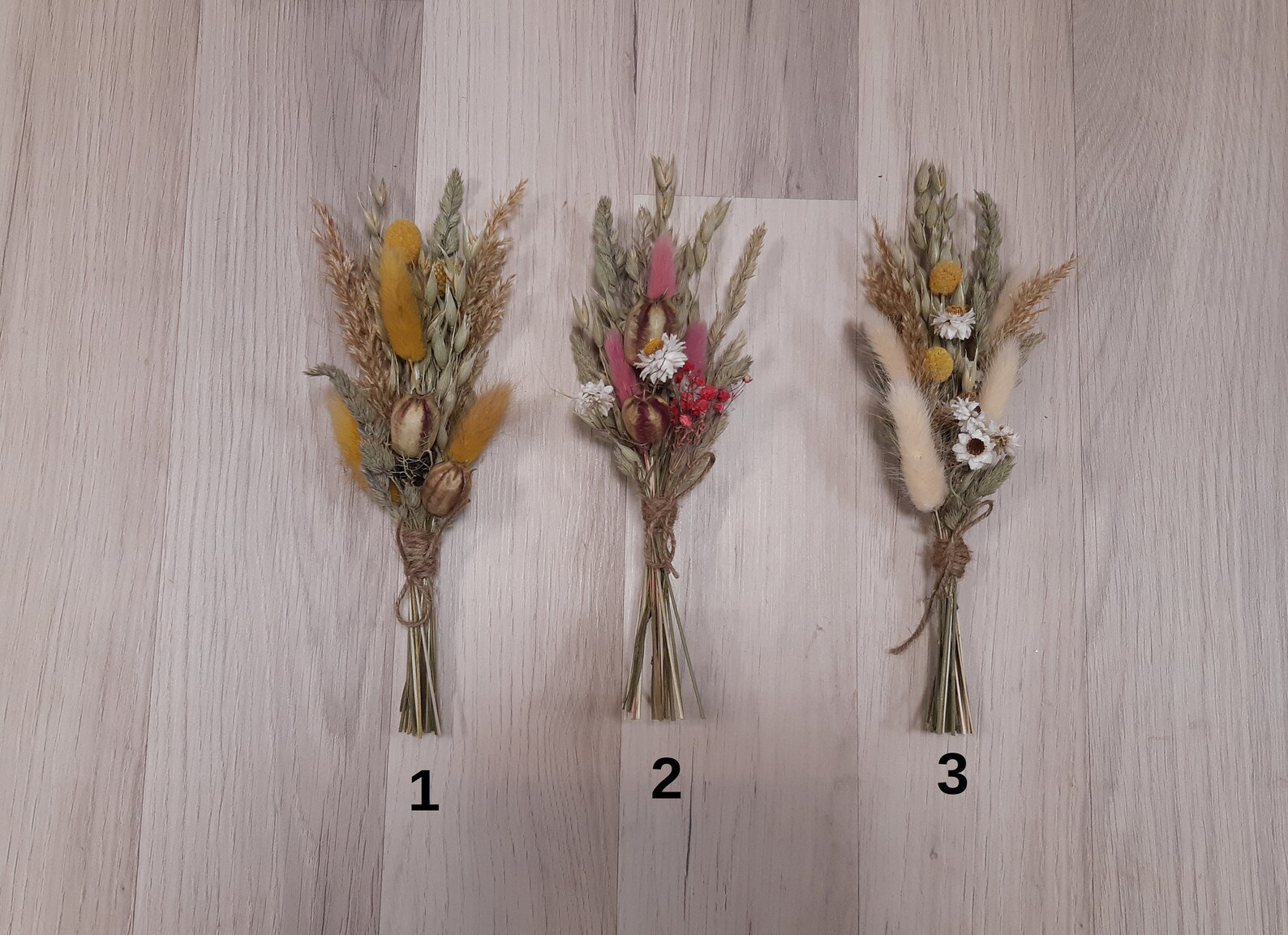 Small Dried Flower Bouquet Dried Flower Bunch Mini Bouquet - Etsy