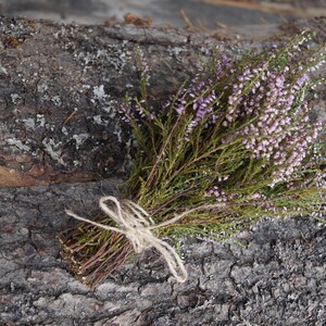 Dried Heather Bouquet Small Heather Bouquet Dried Flower Bouquet ...