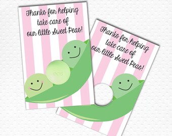 PRINTABLE Thanks for Taking Care of Our Little Peanut EOS | Etsy