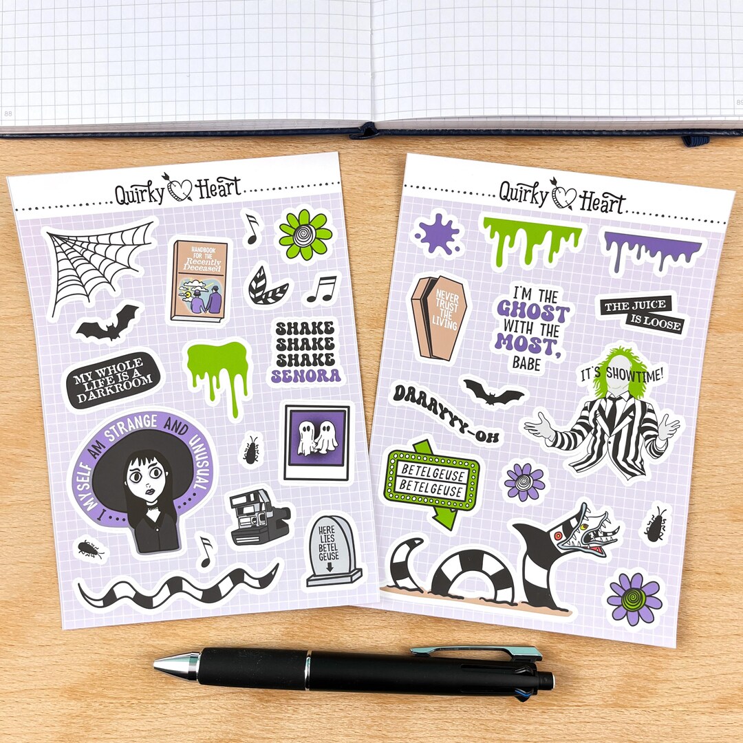 Strange & Unusual Stickers | Planner and Bullet Journaling Deco ...