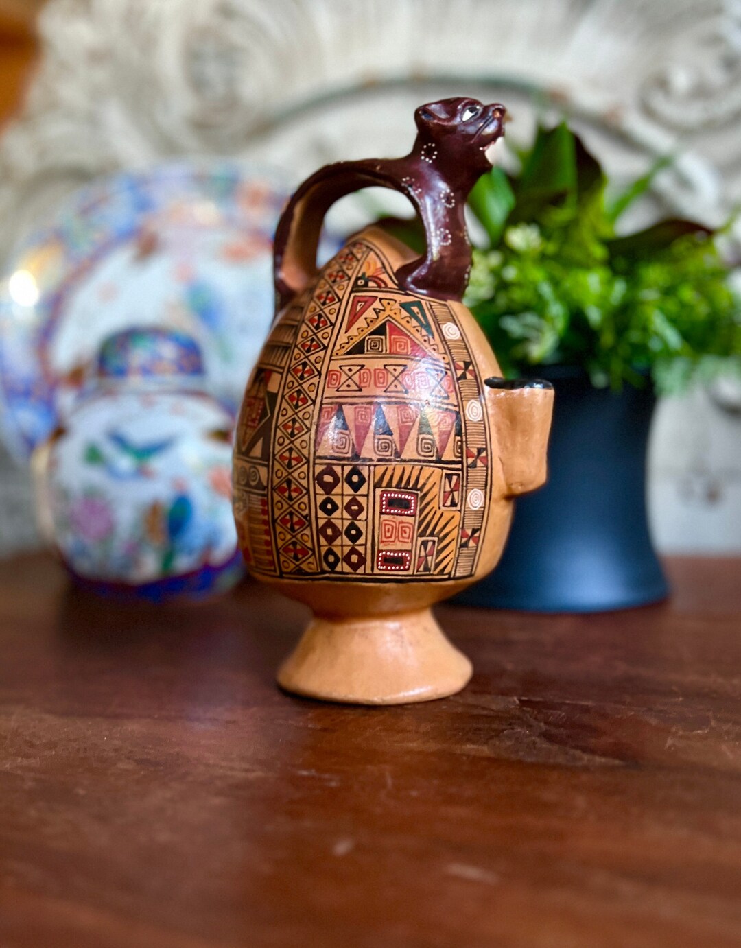 POTTERY CADOGAN PUZZLE Jug ~ A Very Unusual Cadogan Pot ~ Made of ...