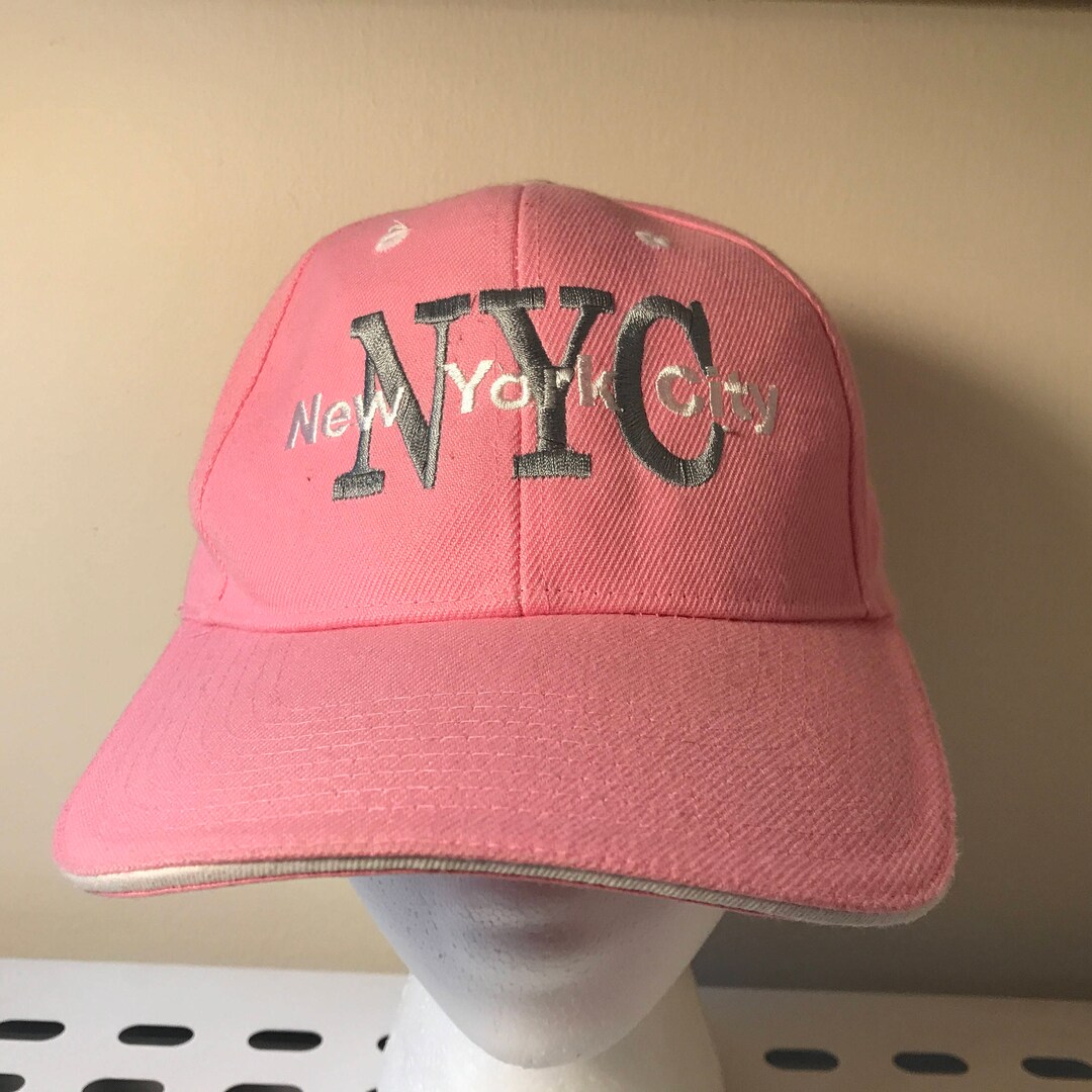 NYC // Classic Tourist Hat // Pink NYC Hat - Etsy