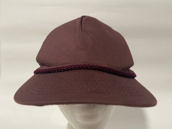 Vintage Maroon 6 Panel Rope Lined Cobra Cap Snapback Snap Back - Etsy