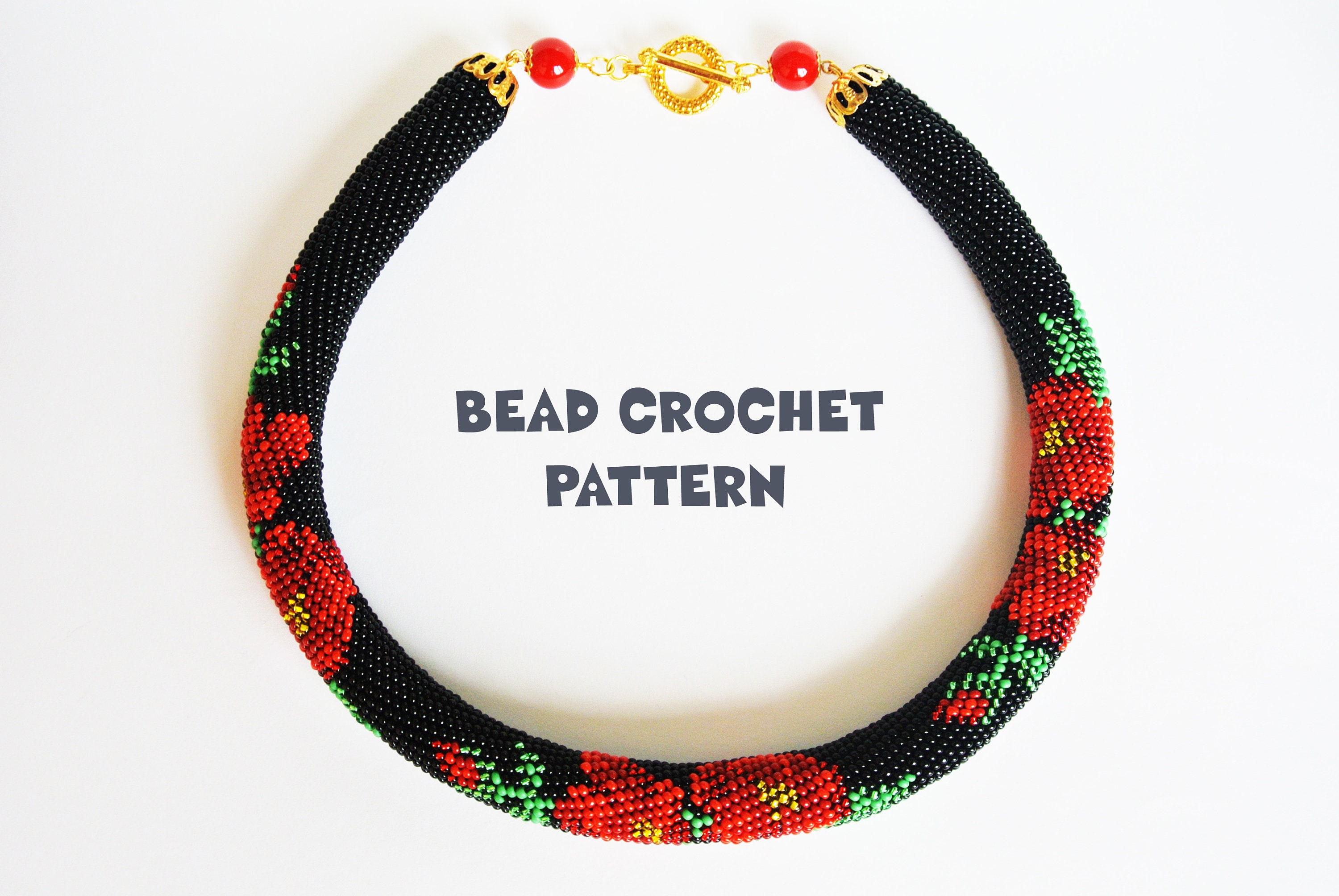 Bead Crochet Pattern Bead Crochet Rope Pattern Beaded - Etsy