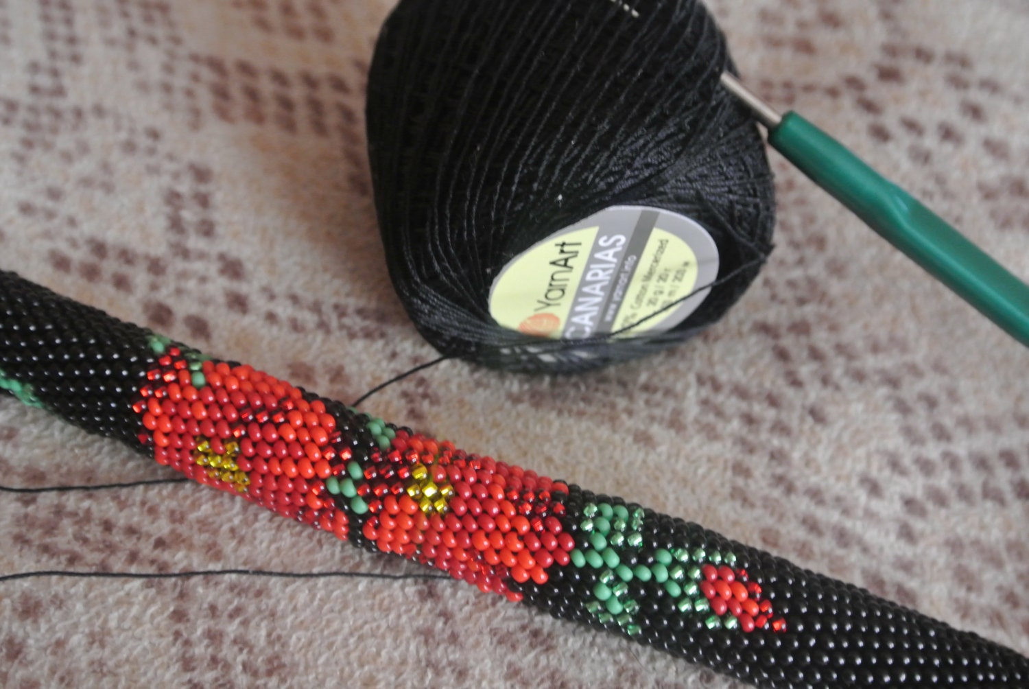 Bead Crochet Pattern Bead Crochet Rope Pattern Beaded | Etsy