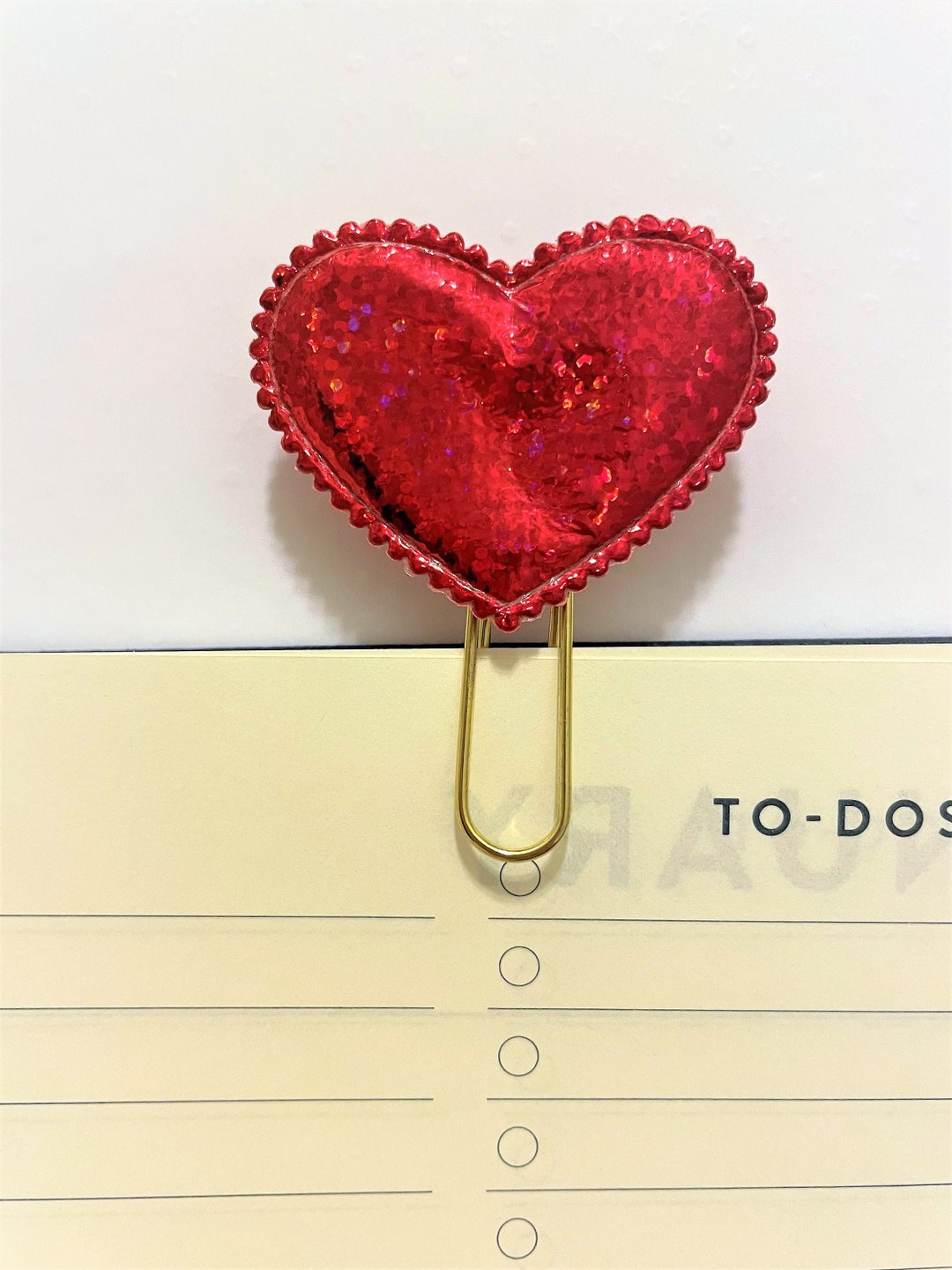 Shaker Heart Paper Clip - Etsy