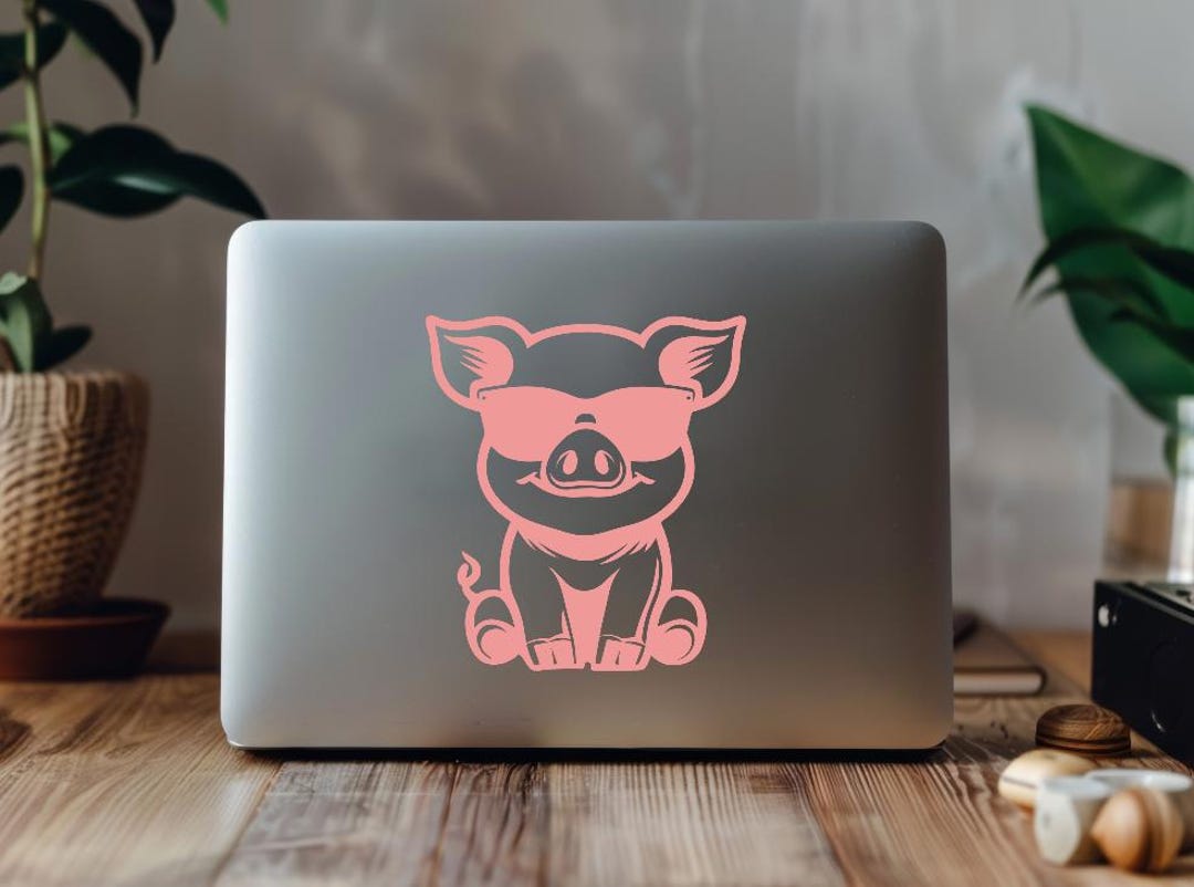 Summer Pig Decal Car Decal Window Decal Pig Decal - Etsy
