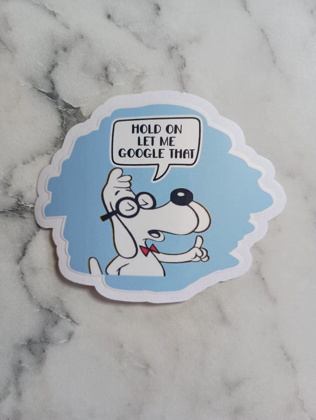 Funny Dog Vinyl Sticker, Let Me Google That - Etsy