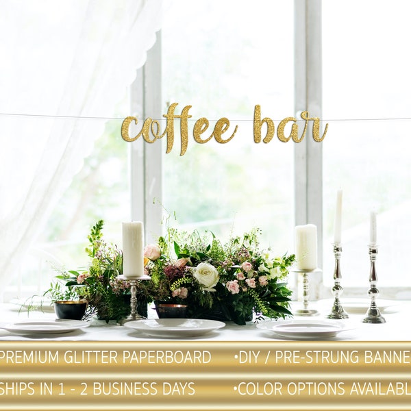 Coffee Bar Banner - Etsy