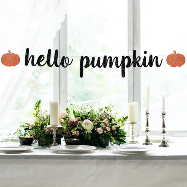 Hello Pumpkin Sign - Etsy