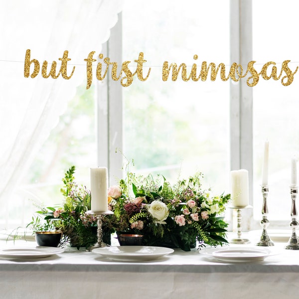 But First Mimosas Sign - Etsy