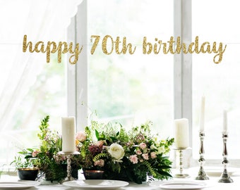 Cheers to 70 Years Banner 70th Birthday Banner 70 Banner 70th - Etsy