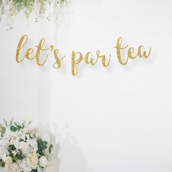 Tea Party Banner - Etsy