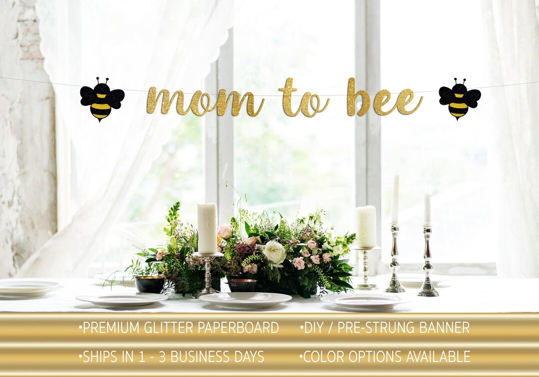 Mom to Bee, Mom to Be Sign, Mommy to Bee, Mommy to Bee Banner, Mama to ...