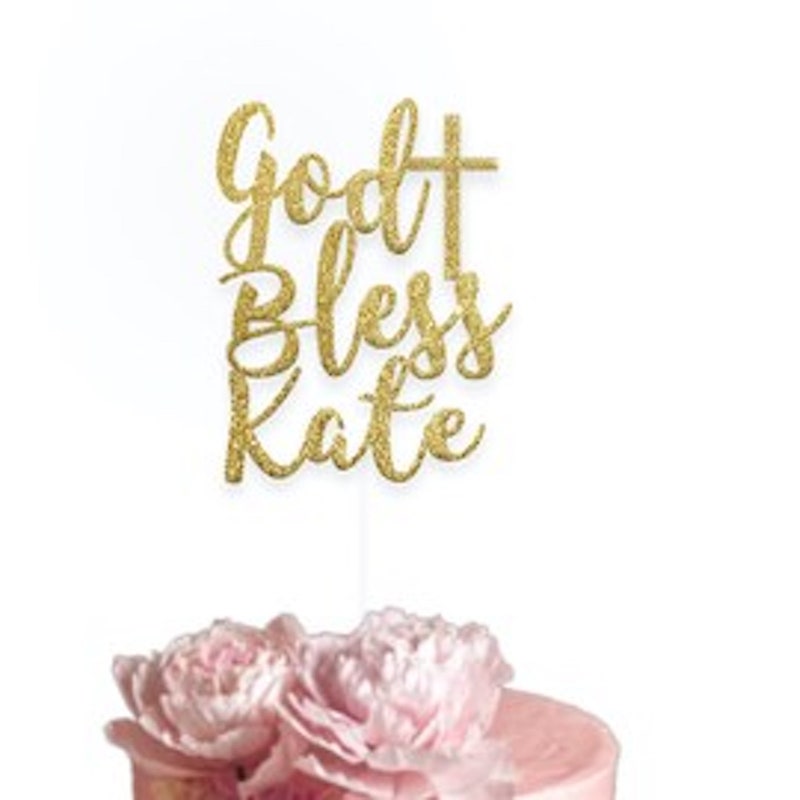 God Bless Cake Topper - Etsy