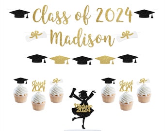 Graduation Cake Topper, Grad Cake Topper, 2024 Cake Topper, Grad 2024 ...
