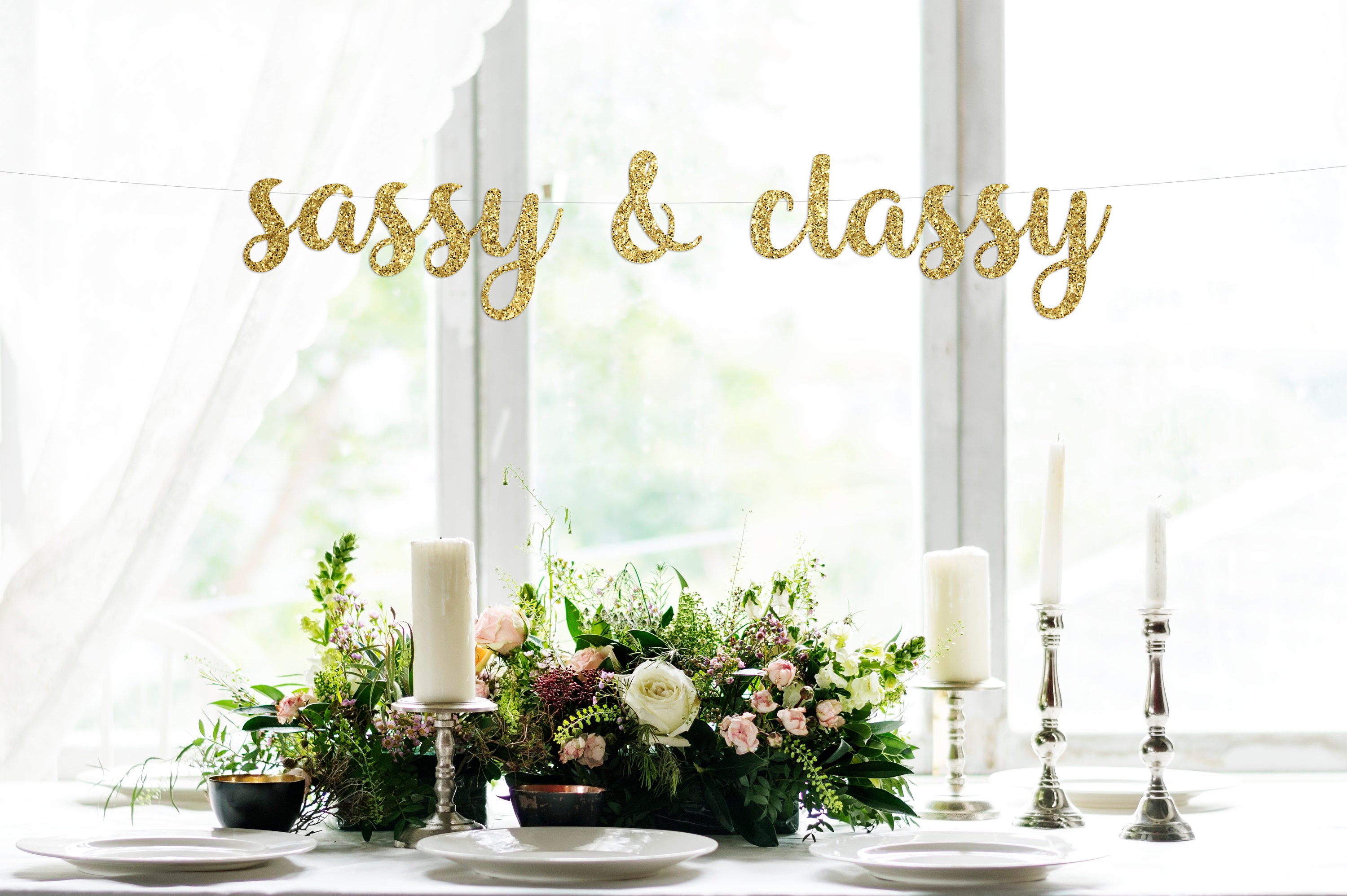 Sassy & Classy Sassy and Classy Banner Classy Banner - Etsy UK