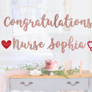 Nurse Banner, Nurse Graduation Party Decorations, Nurse Grad Banner ...