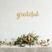 Grateful Banner Fall Banner Thanksgiving Decorations Gold - Etsy