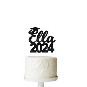 Custom Name 2024 Graduation Cake Topper, Class of 2024 Cake Topper ...