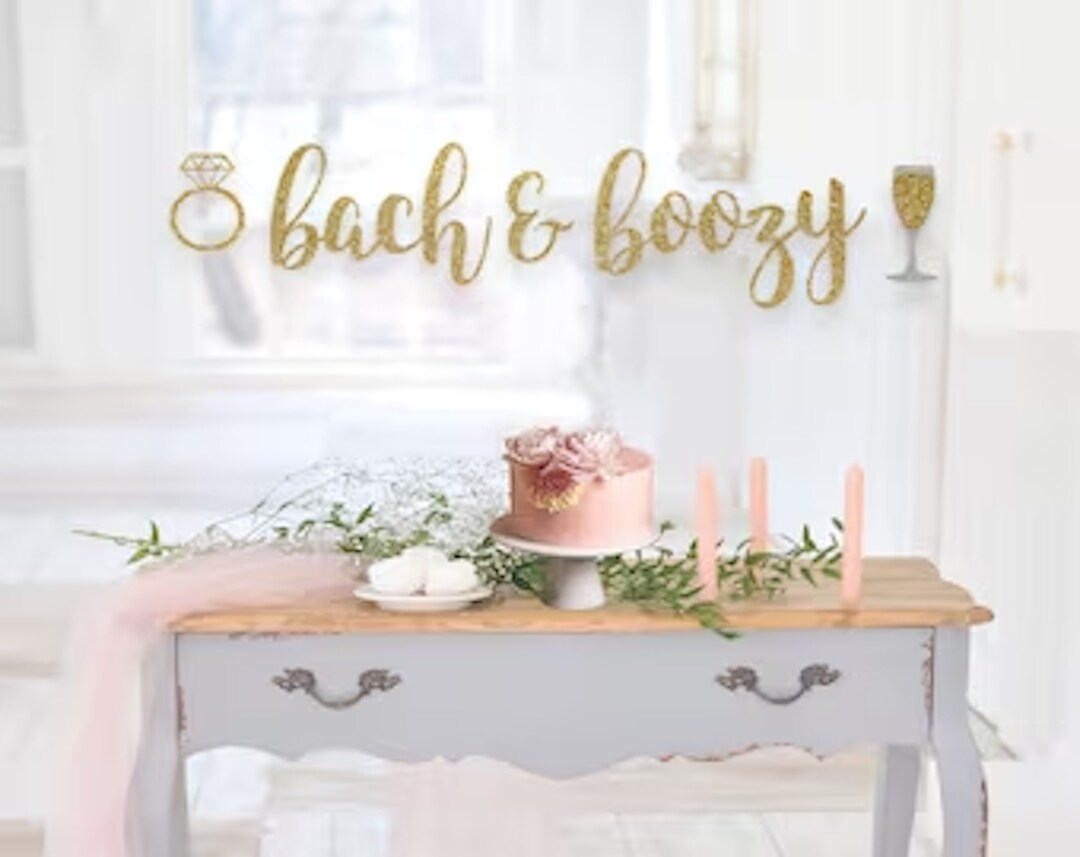 Bach and Boozy Banner, Bachelorette Banner Bachelorette Party ...
