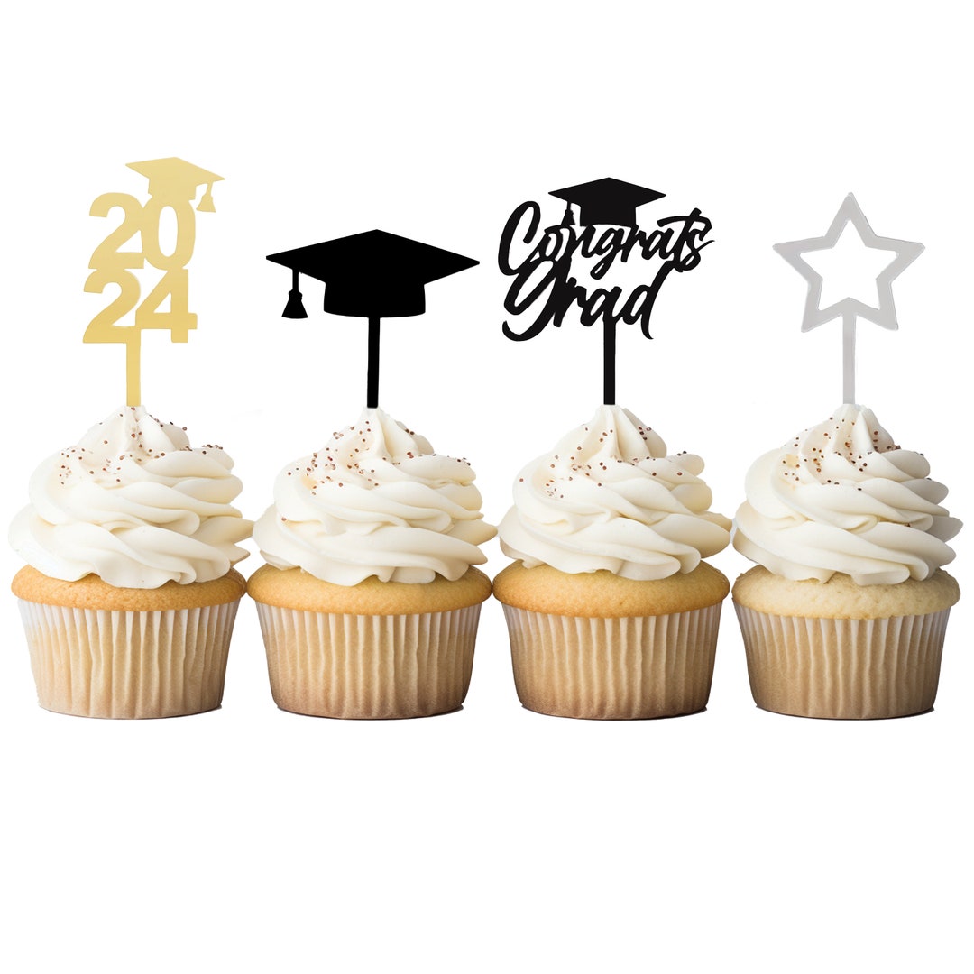 Personalized 2024 Graduation Cake Topper, Congrats Decor Seniors Cake ...