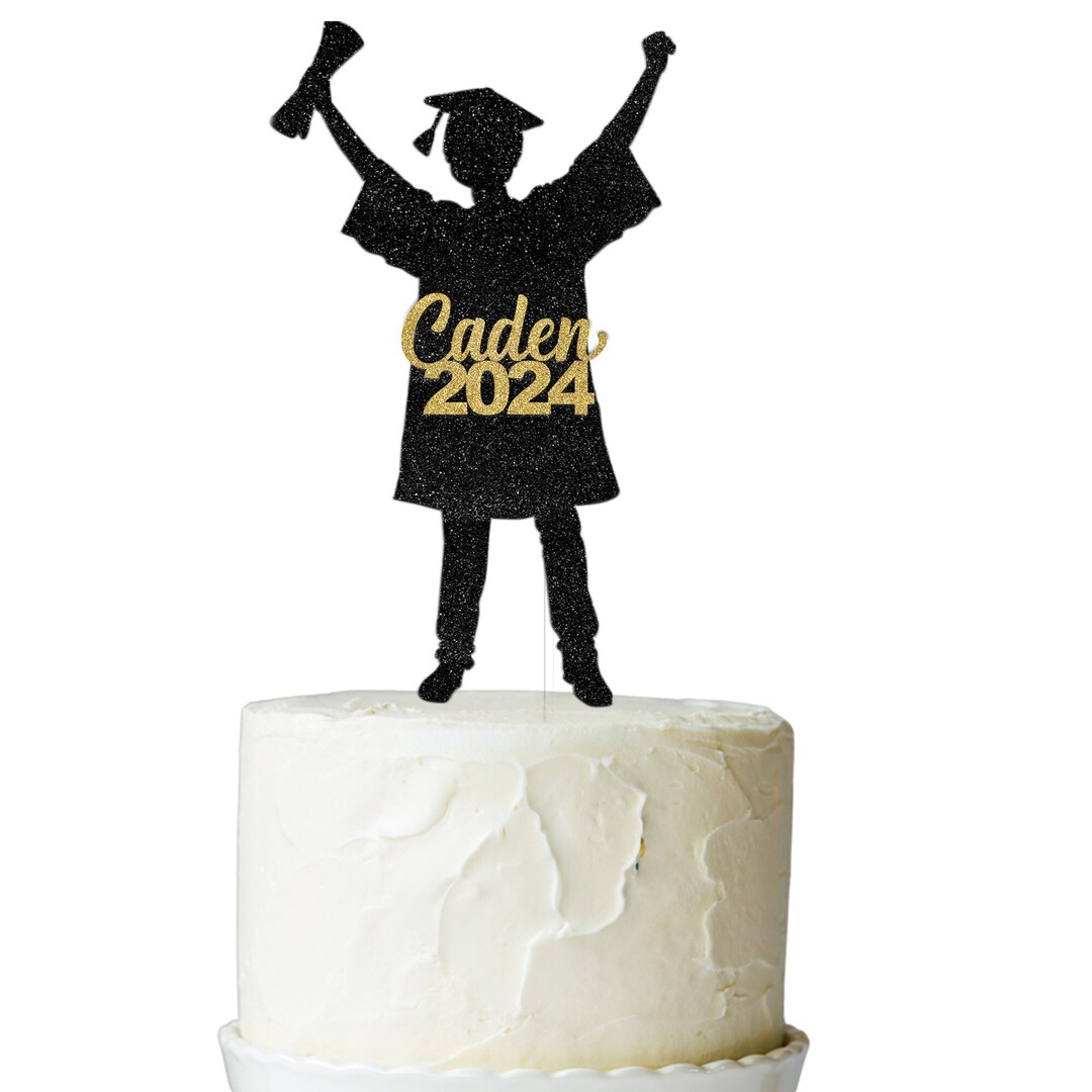 Personalized Graduation Cake Topper Class of 2024, Personalized Cake ...