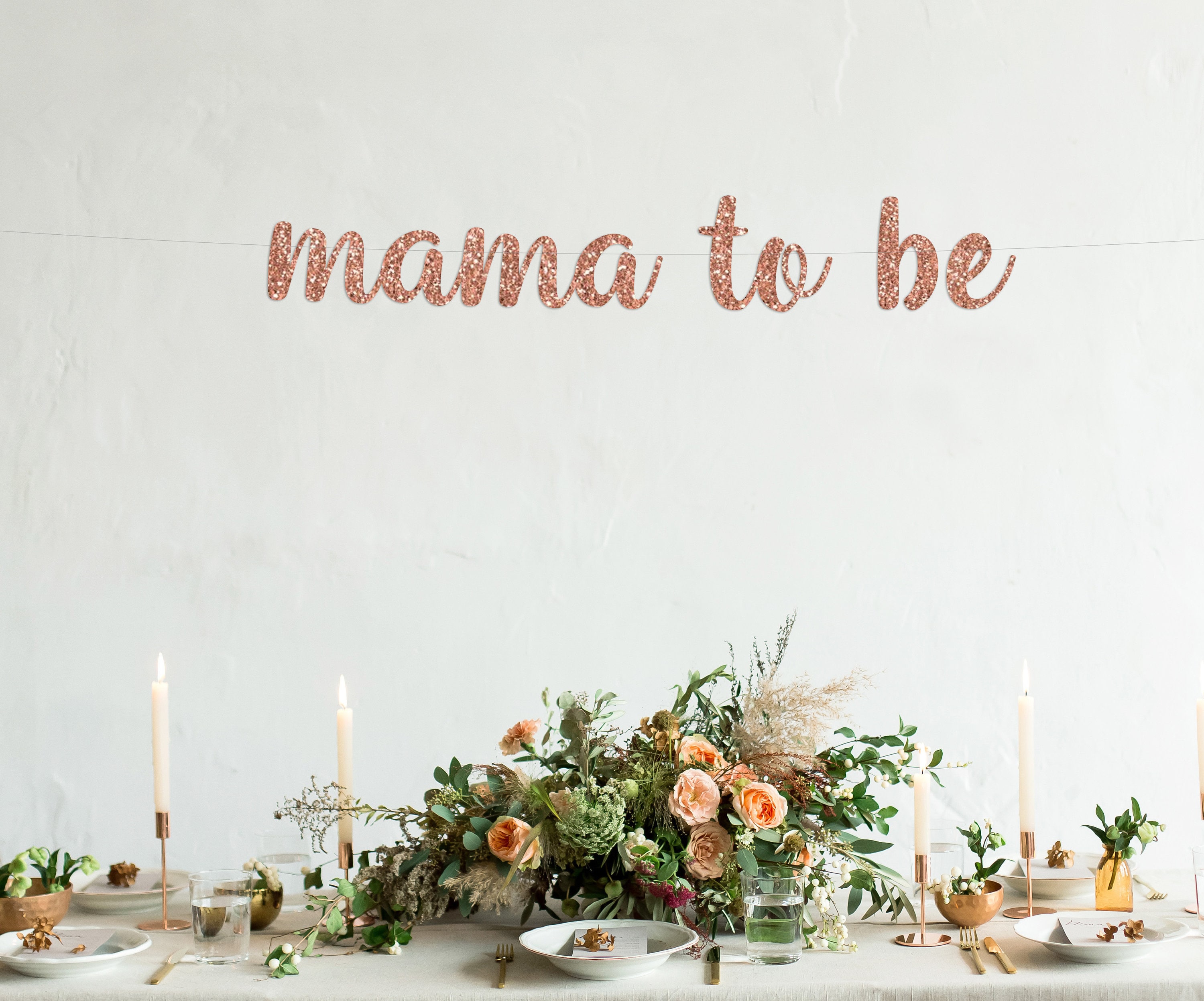 Mama to Be banner Mommy To Be Baby Shower Baby Shower | Etsy