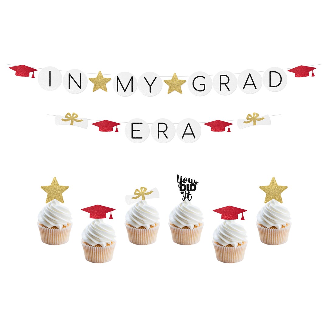 In My Grad Era Graduation Decorations Class of 2024 Party Pack, in My ...
