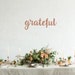 Grateful Banner Fall Banner Thanksgiving Decorations Gold - Etsy