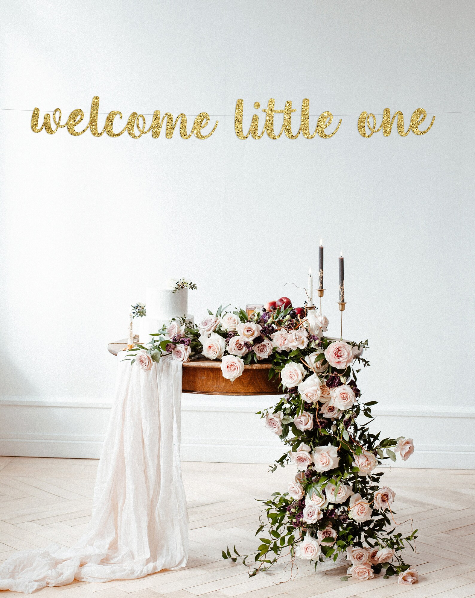 Welcome little one banner little one decorations welcome | Etsy