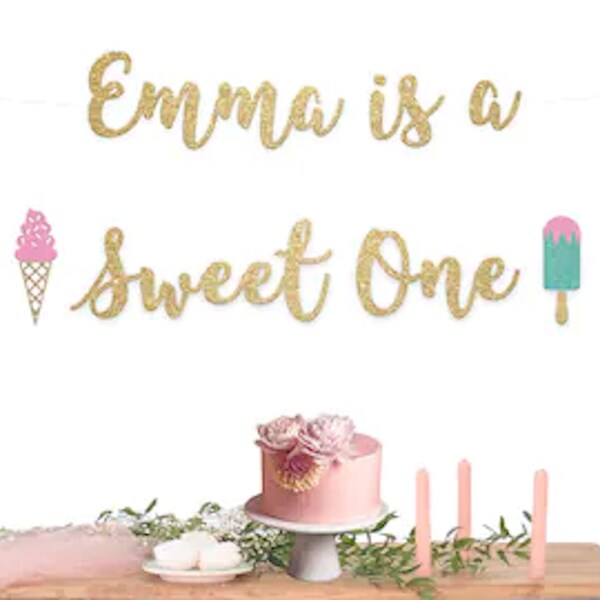 Sweet One Birthday Decorations - Etsy