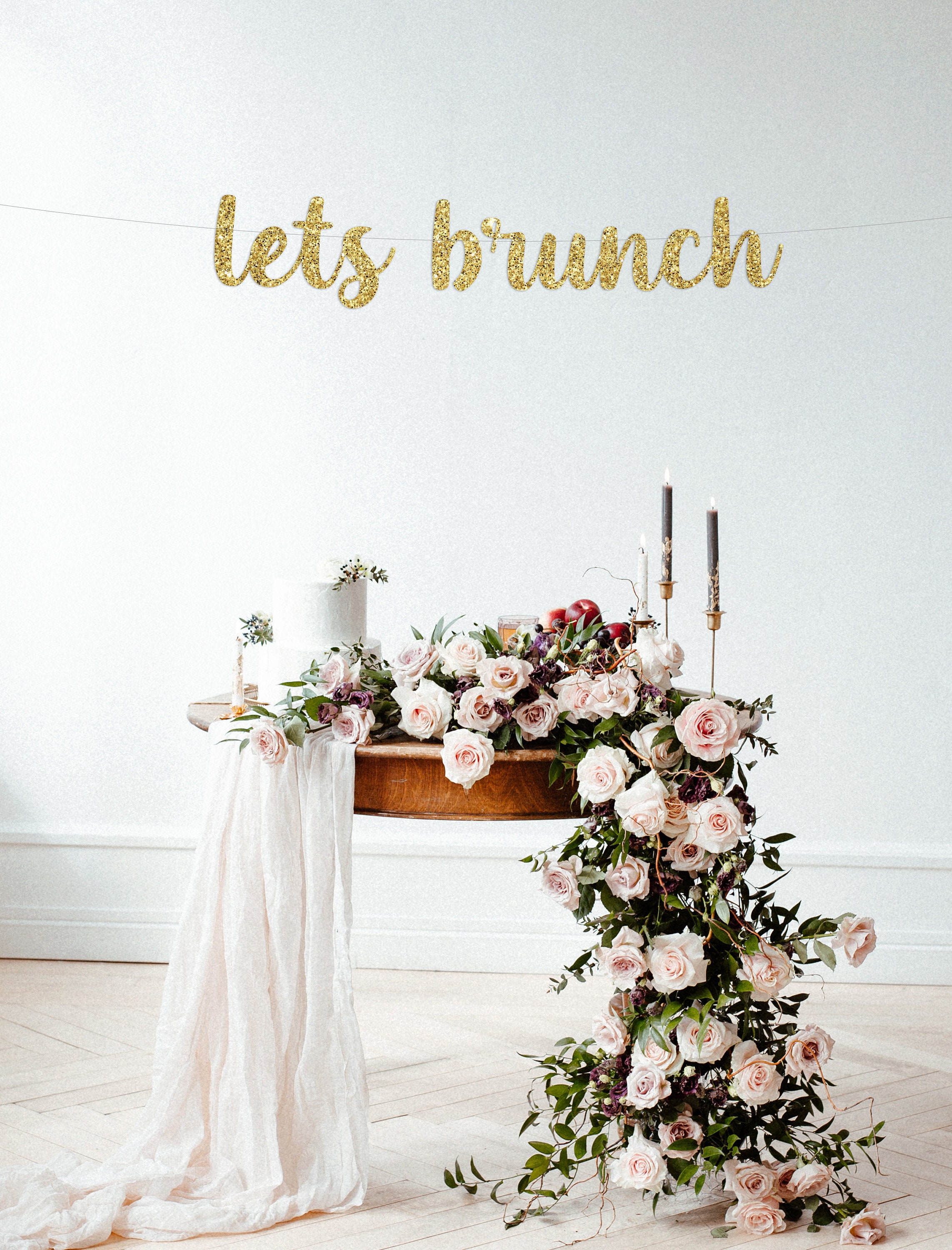 Brunch Sign Brunch Banner Lets Brunch Bridal Shower | Etsy