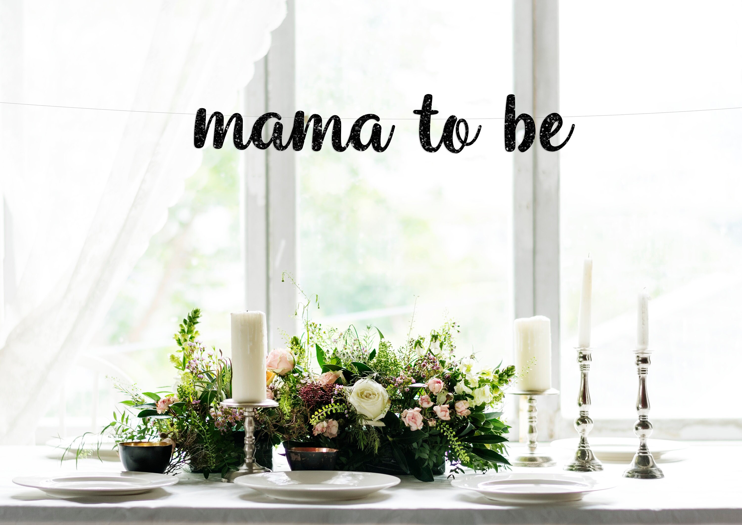 Mama to Be banner Mommy To Be Baby Shower Baby Shower | Etsy