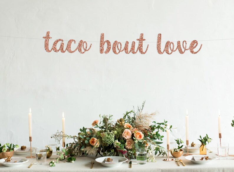 Taco Bout Love Banner Bachelorette Party Banner Bridal | Etsy
