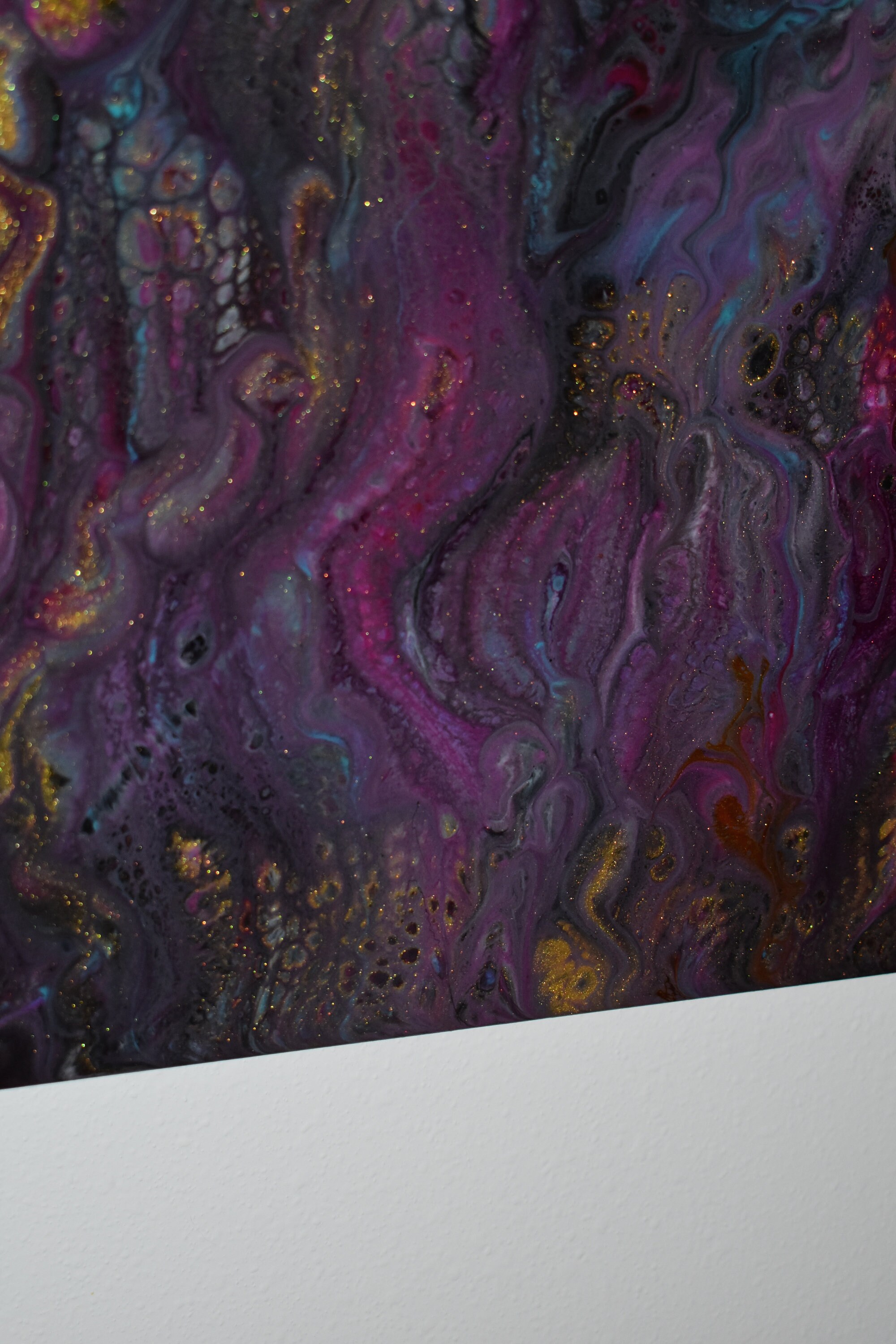 Resin Artwork on Wood Panel - Etsy.de