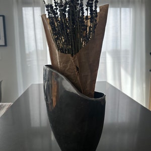 Anna Everlund Danish Designer Modern Aluminum Vase Cast Retro '80s ...