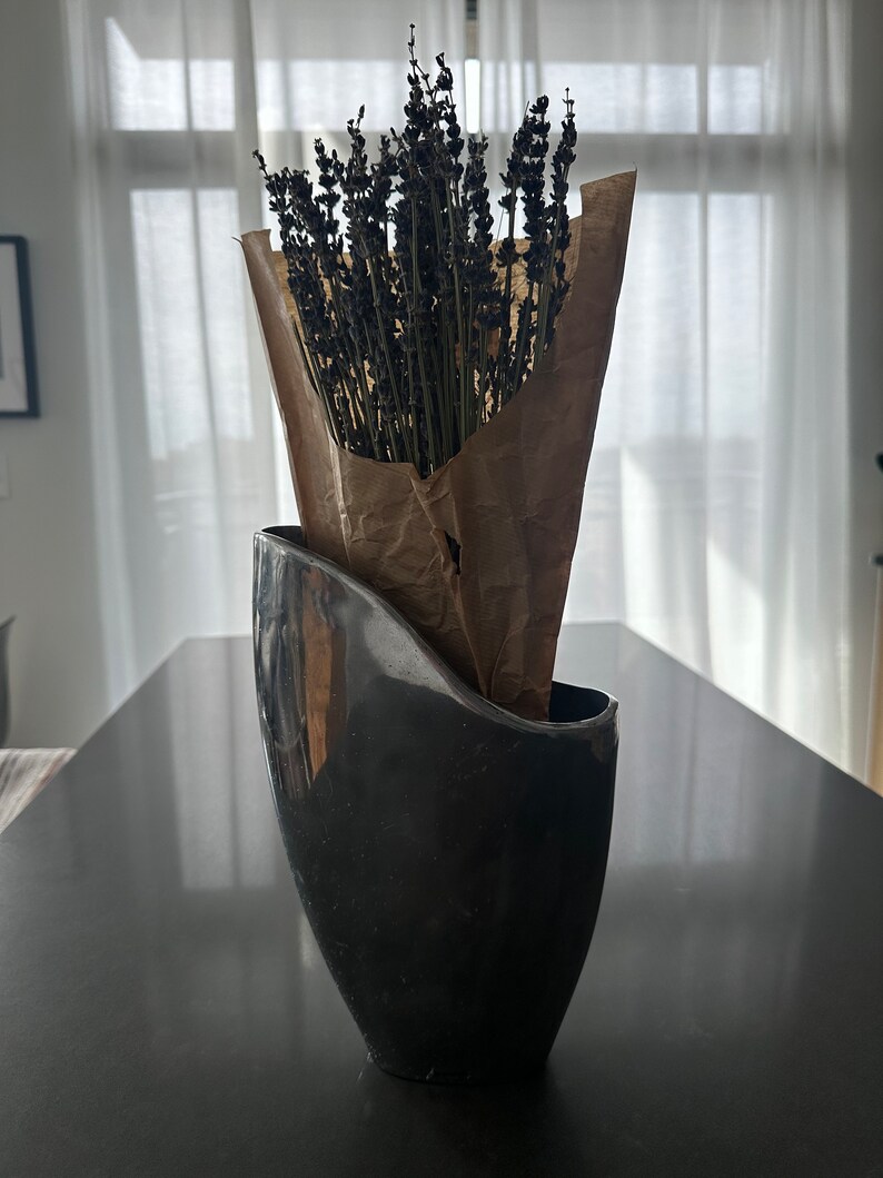 Anna Everlund Danish Designer Modern Aluminum Vase Cast Retro '80s ...