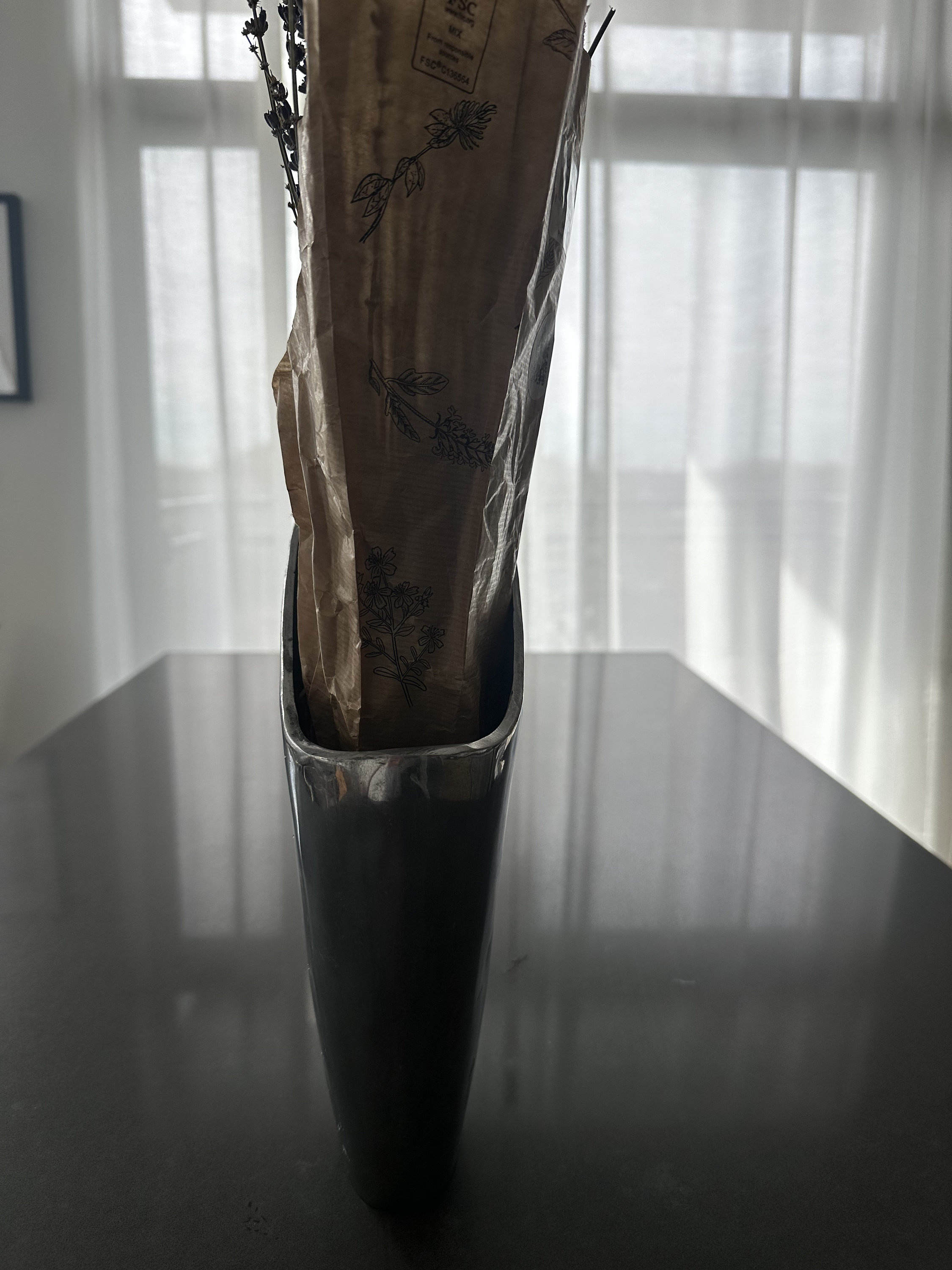 Anna Everlund Danish Designer Modern Aluminum Vase Cast Retro '80s ...